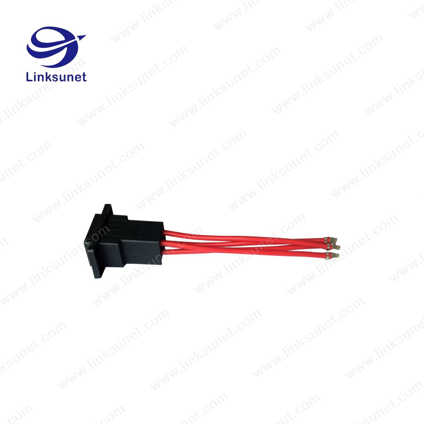 TYCO 1-917809-2 10.16mm 로봇을 위한 4PIN 검정 연결관 wireharness